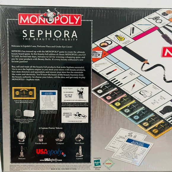 Hasbro | Games | Vintage Monopoly Sephora The Beauty Authority Edition ...